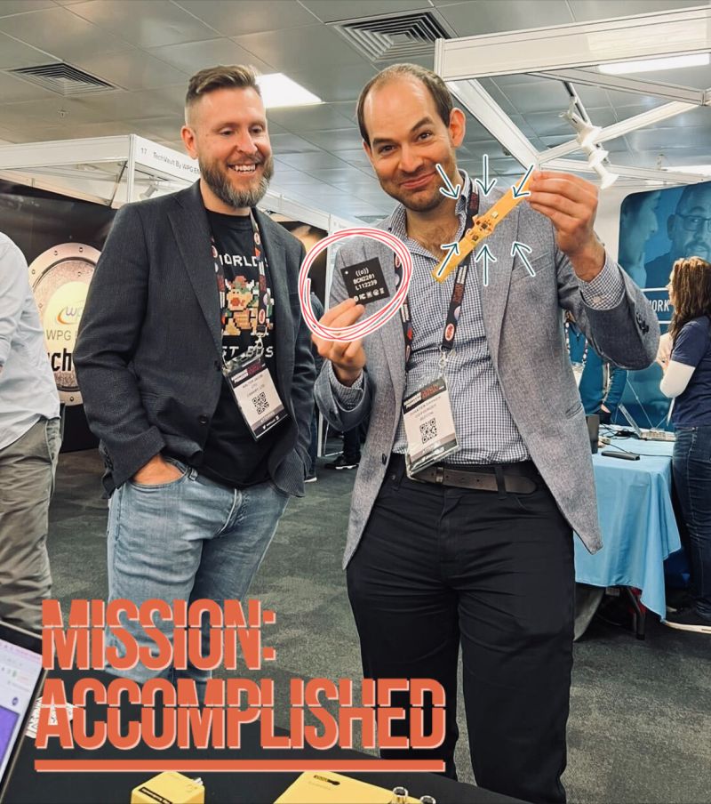 Blecon Cloud Bluetooth Chip on ML Wearable!